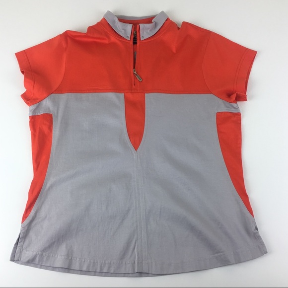 jamie sadock | Tops | Jamie Sadock 34 Zip Colorblock Athletic Top Nwot ...